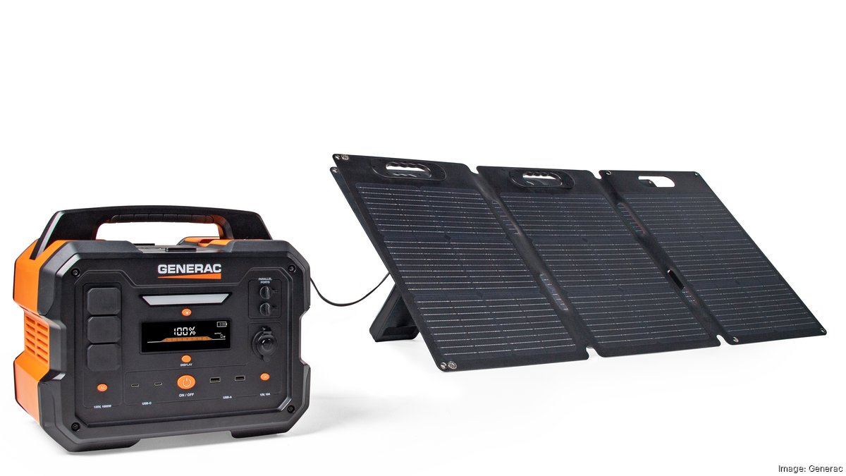 Generac debuts its first solar panels — for recharging portable power ...
