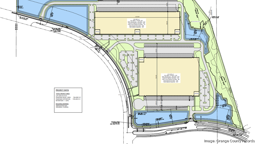 Florida warehouse, office space in works for Tavistock's Sunbridge ...
