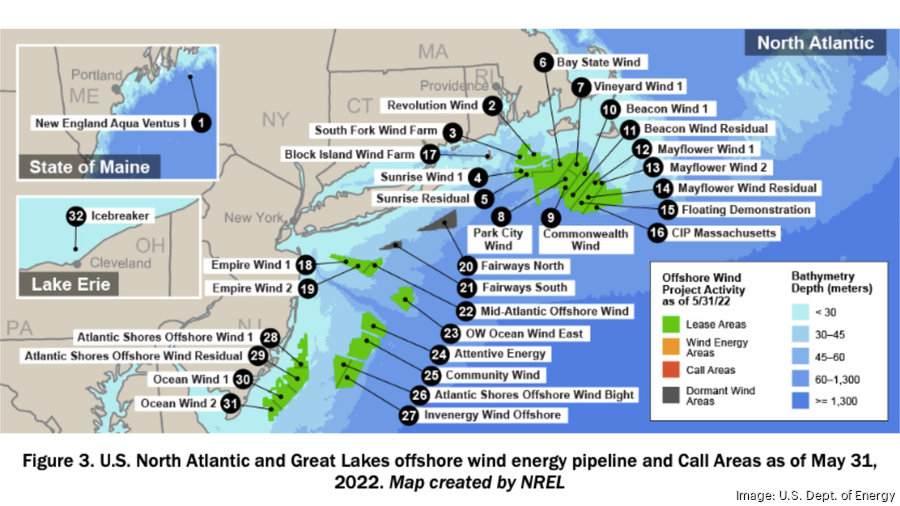 RI, CT and MA could coordinate next offshore wind procurement - Boston ...