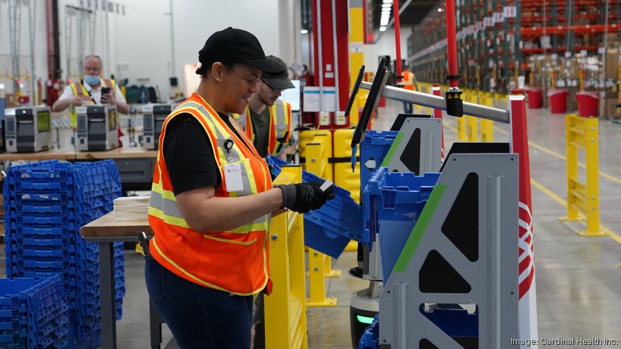 Cardinal Health's newest med supply distribution centers use robot help ...