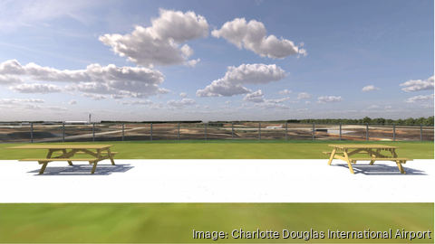 CLT provides peek at revamped airport overlook to open in 2024 ...
