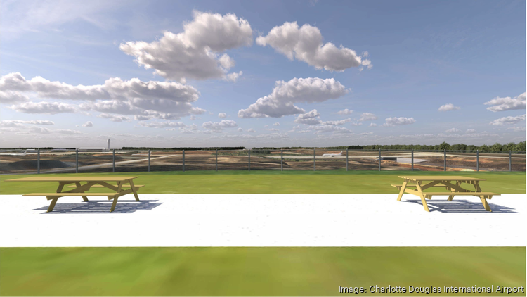 CLT provides peek at revamped airport overlook to open in 2024 ...