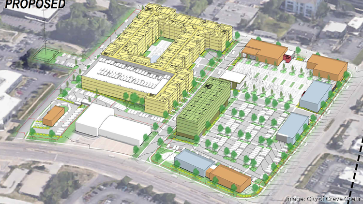 Mixed-use development with apartments, hotel proposed in Creve Coeur - St. Louis Business Journal