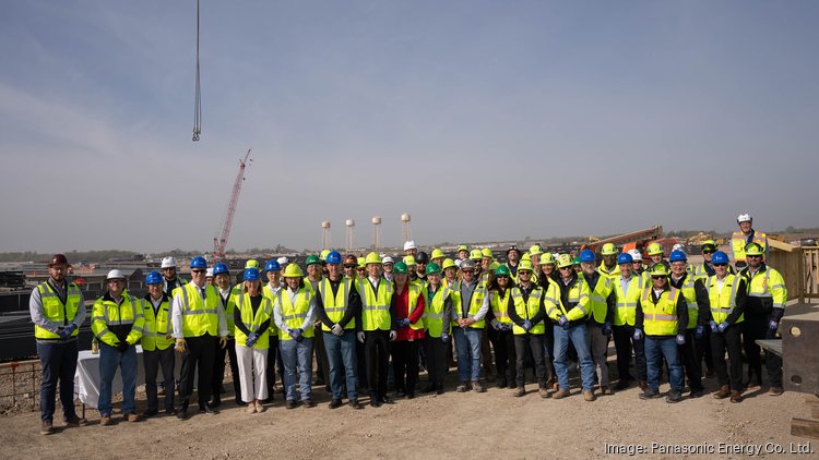 Panasonic starts vertical construction on $4B battery plant in De Soto ...