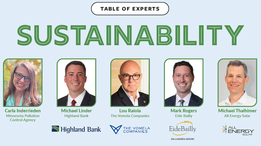 Table of Experts: Sustainability - Minneapolis / St. Paul Business Journal