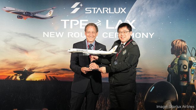 Luxury carrier Starlux Airlines launches LAX-Taipei service - L.A ...