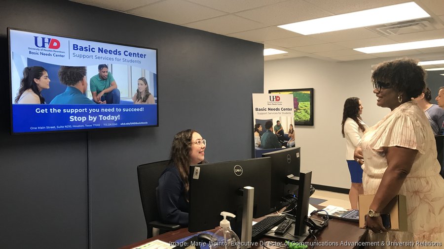 University of Houston-Downtown opens Basic Needs Center - Houston Business Journal