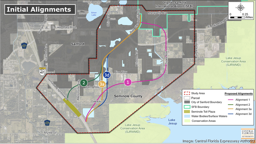 Central Florida Expressway Authority plans Sanford airport connector ...
