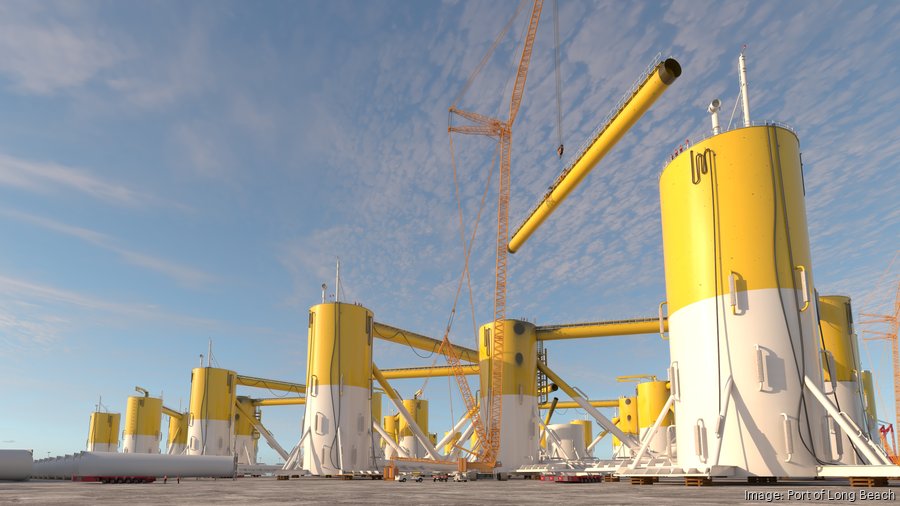 Port of Long Beach's wind-turbine project seeks more funding - L.A ...