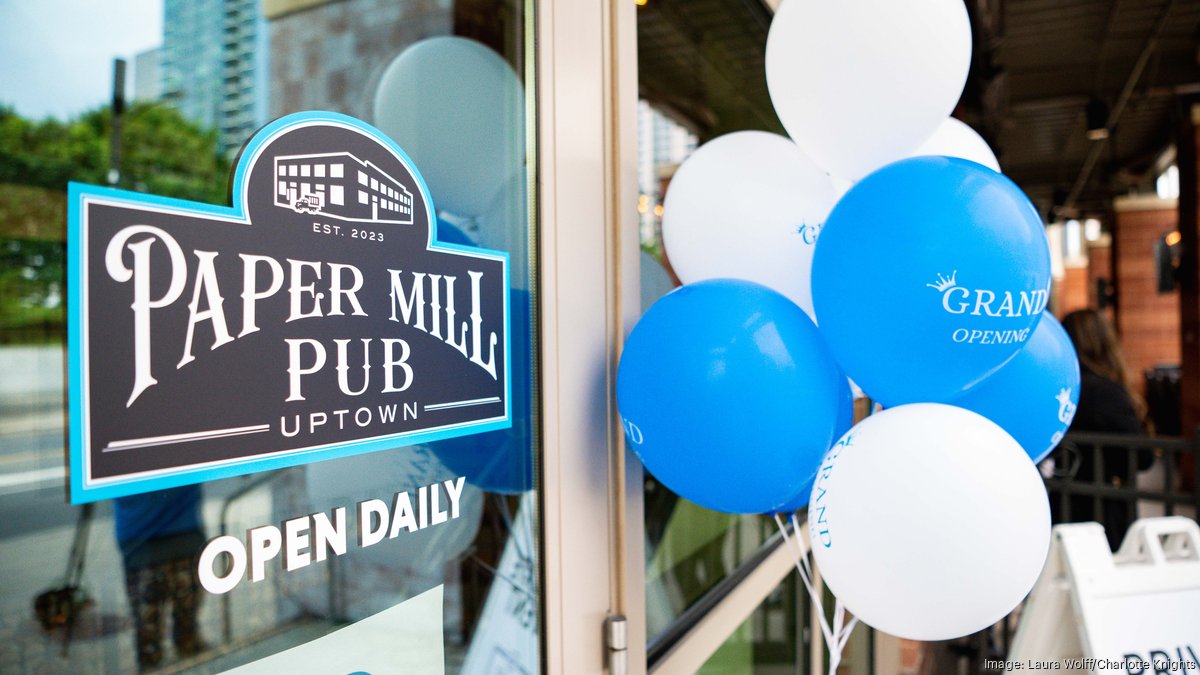 Charlotte Knights open year-round Paper Mill Pub at Truist Field ...