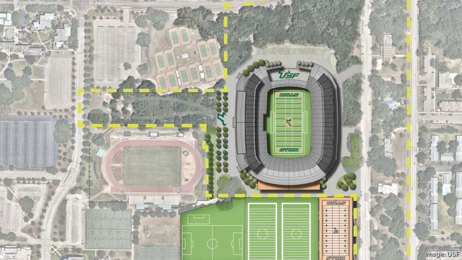 USF's football stadium to draw inspiration from Houston, Colorado State ...