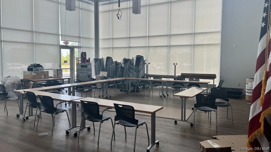 Glance inside the soon-to-open Huber Heights library - Dayton Business ...
