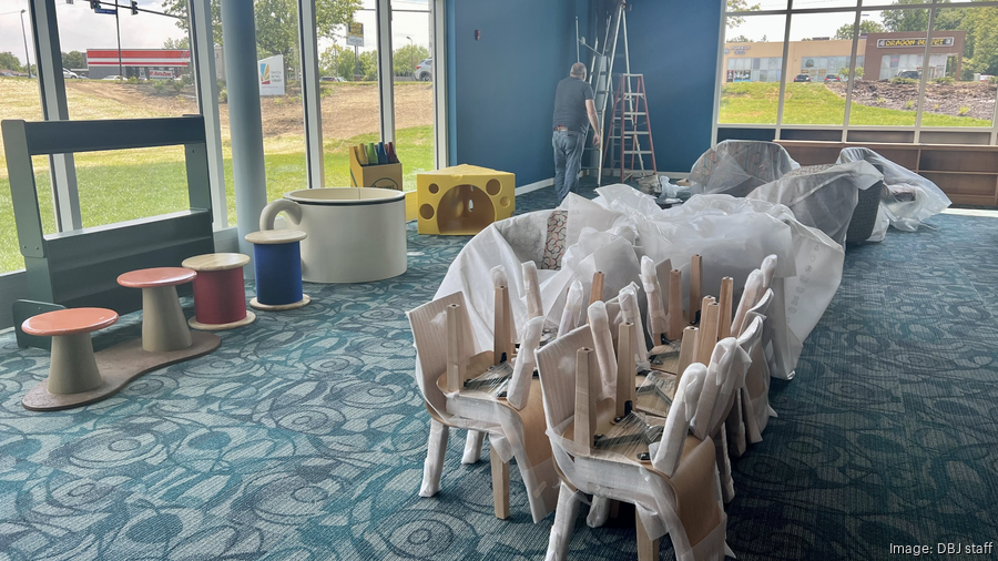 Glance inside the soon-to-open Huber Heights library - Dayton Business ...