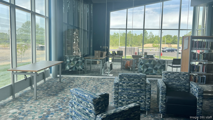 Glance inside the soon-to-open Huber Heights library - Dayton Business ...