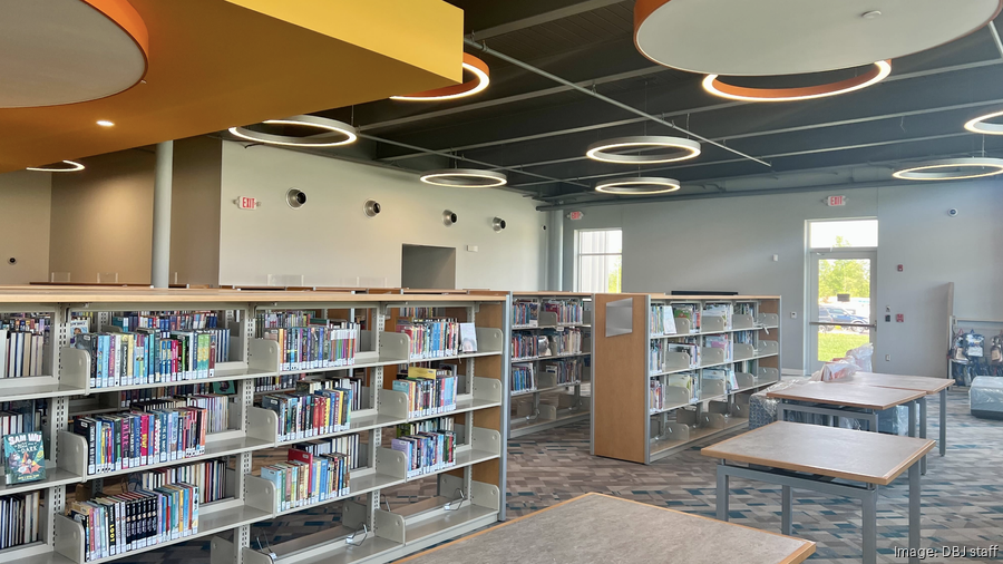 Glance inside the soon-to-open Huber Heights library - Dayton Business ...