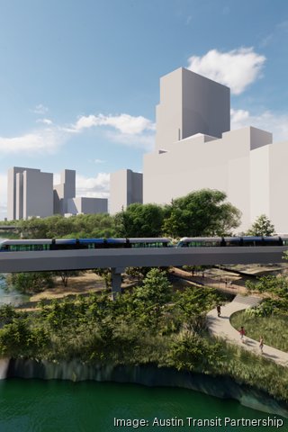 Renderings of what light rail may look like in Austin - Austin Business ...