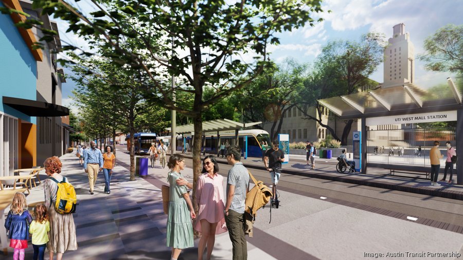 Renderings of what light rail may look like in Austin - Austin Business ...