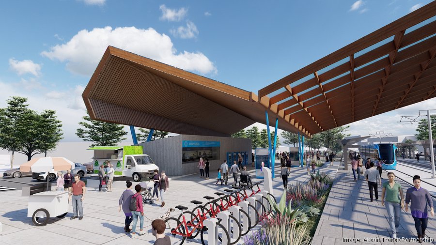 Renderings of what light rail may look like in Austin - Austin Business ...