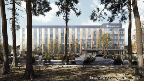 Atrium Health breaks ground on Cornelius hospital - Charlotte Business ...