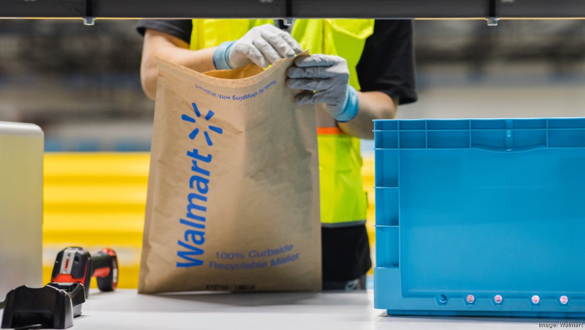 Walmart switches to new packaging to reduce waste - The Business Journals