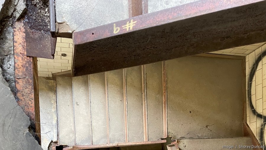 Theater, housing and goats all part of abandoned Taylor & Boggis ...