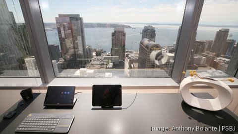 CBRE's pricey new Seattle office lifts curtain on hybrid work (Photos ...