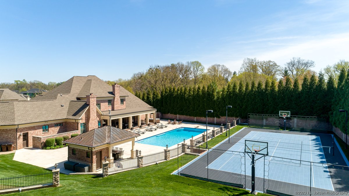 Prospect estate, with massive pool and sports court, listed for $4M ...