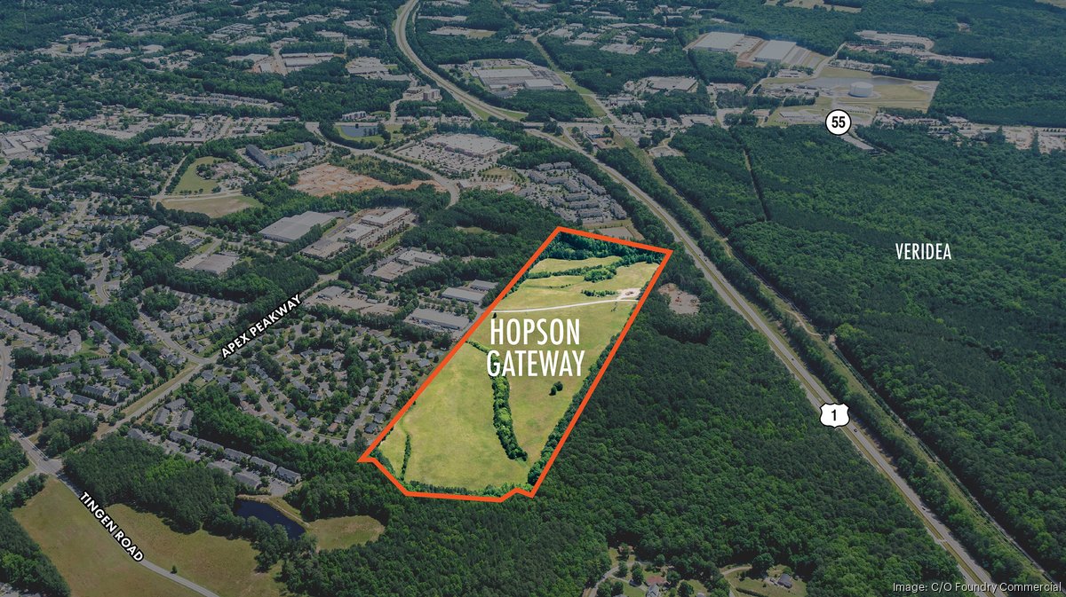 50 acres goes up for sale in Apex across from $3B Veridea development ...