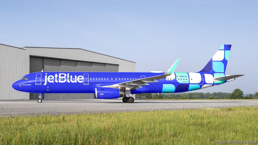 JetBlue to repaint its planes with a lot more blue paint - New York ...