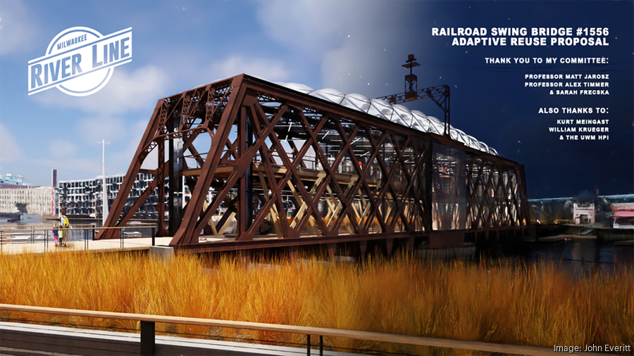 Can Third Ward swing bridge see new life with UWM grad student's design ...