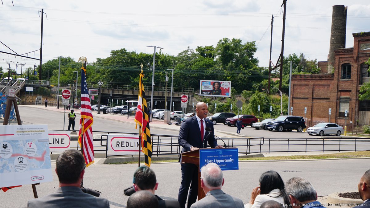 Gov. Moore says Red Line is key to bringing businesses to Baltimore ...