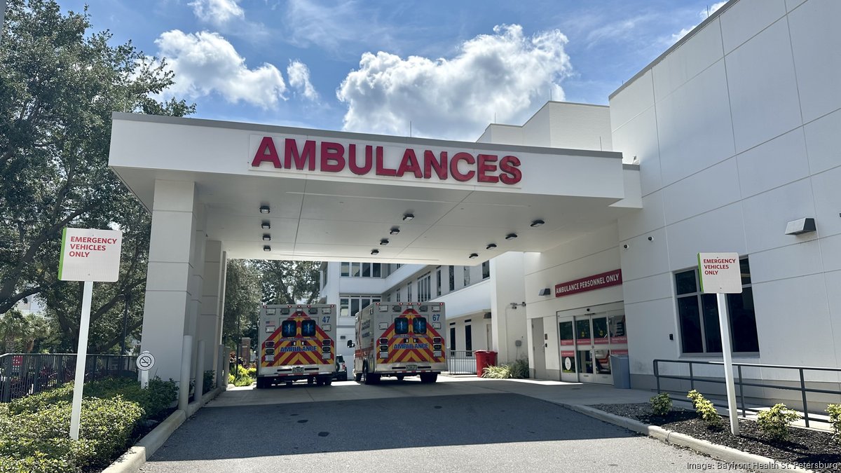 Bayfront Health St. Petersburg’s ambulance bay construction begins ...