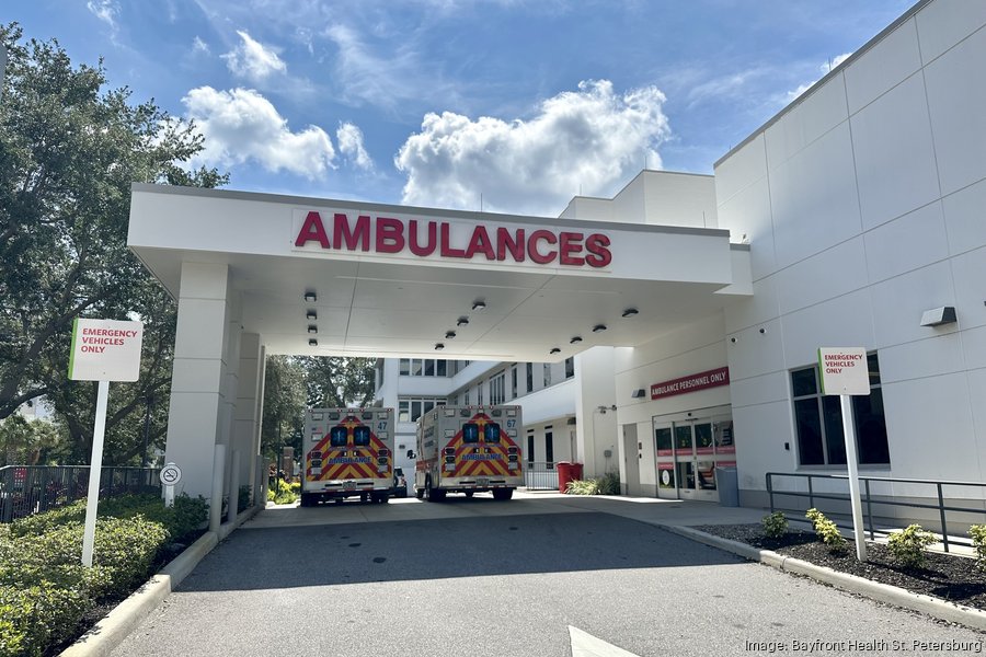 Construction begins on Bayfront Health St. Petersburg’s ambulance bay ...