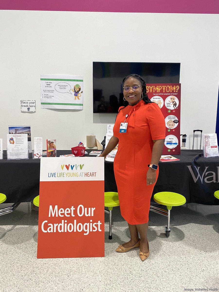 2023 40 Under 40 Awards: Dr. Chelsea Ngongang with WakeMed Health ...