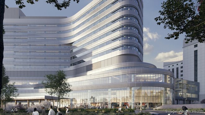Atrium Health tops off $893M hospital tower in midtown - Charlotte Business Journal