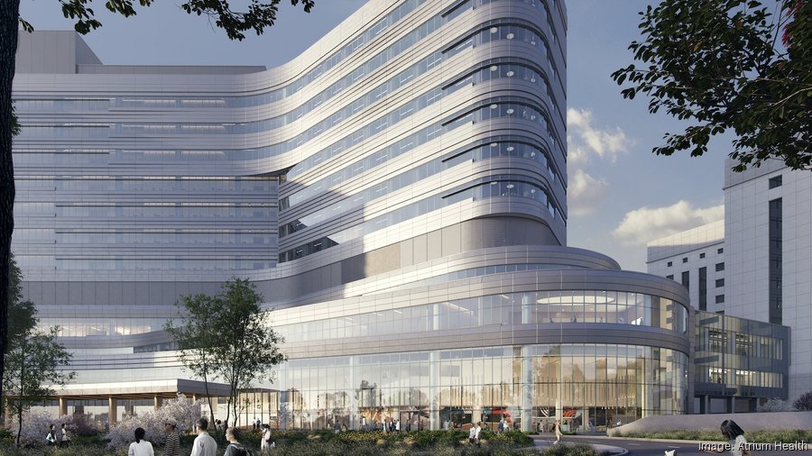 Atrium Health tops off $893M hospital tower in midtown - Charlotte ...