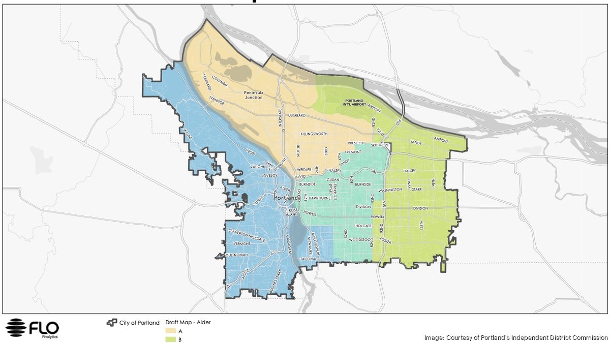 Portland seeks feedback on draft voting district maps - Portland ...