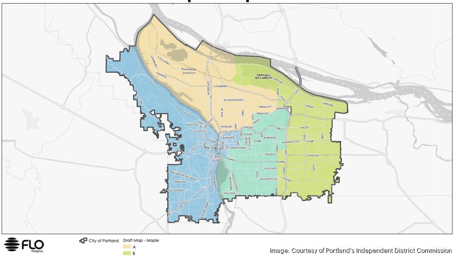 Portland seeks feedback on draft voting district maps - Portland ...