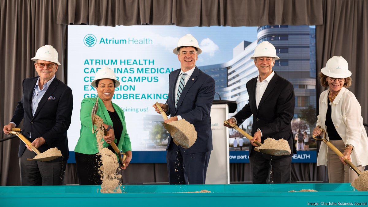 Atrium Health starts building 448-bed tower on Charlotte campus ...