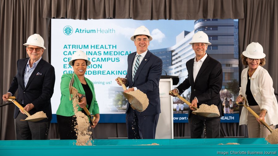 Atrium Health starts building 448-bed tower on Charlotte campus ...