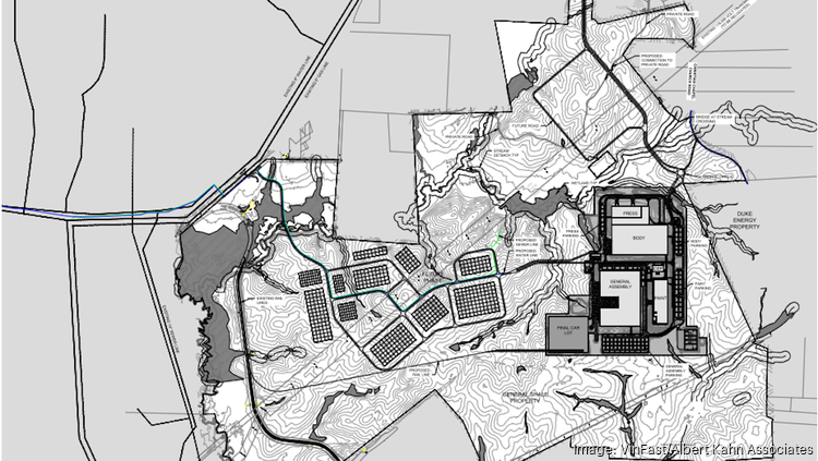 New VinFast site plans reveal North Carolina factory totaling 2.8M ...