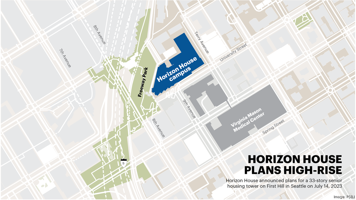 Horizon House to add tower to its Seattle campus on First Hill - Puget ...