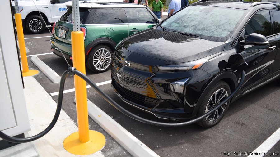 OUC debuts large electric-vehicle charging hub in Orlando - Orlando ...