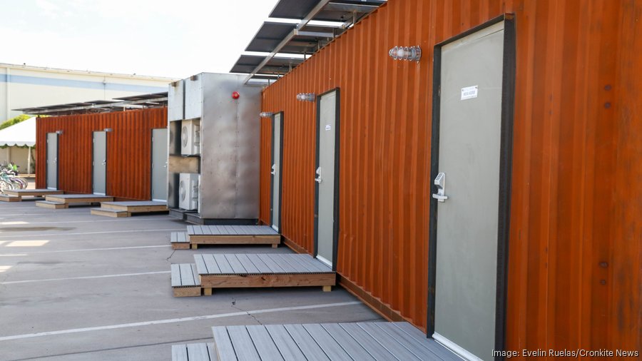 Repurposed shipping containers provide alternative shelters in Phoenix ...