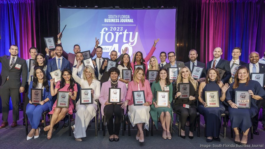 South Florida Business Journal 40 under 40 awards 2023 - South Florida ...