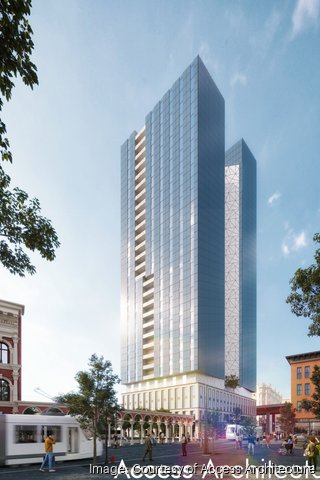 30-story affordable housing tower by Burnside Bridge proposed ...
