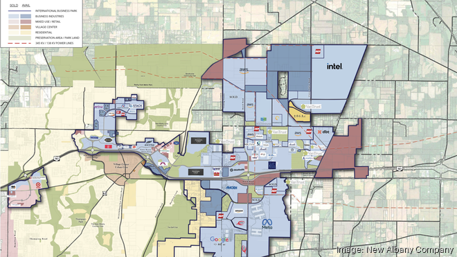 Intel's planned New Albany semiconductor campus already attracting ...