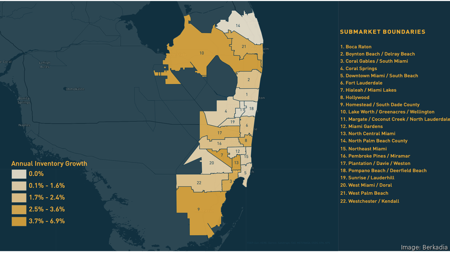 Berkadia: Occupancy in South Florida apartments decline as rents rise ...