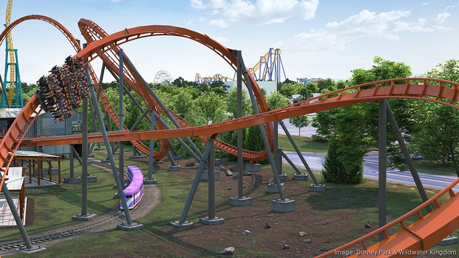 Dorney Park tests near-vertical drop of new Iron Menace dive roller ...