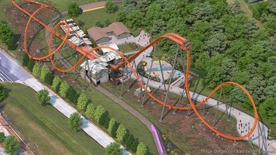 Dorney Park tests near-vertical drop of new Iron Menace dive roller ...